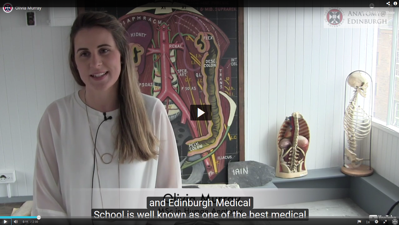 Olivia Murray, MSc Human Anatomy (2017) | Biomedical Sciences | Biomedical Sciences